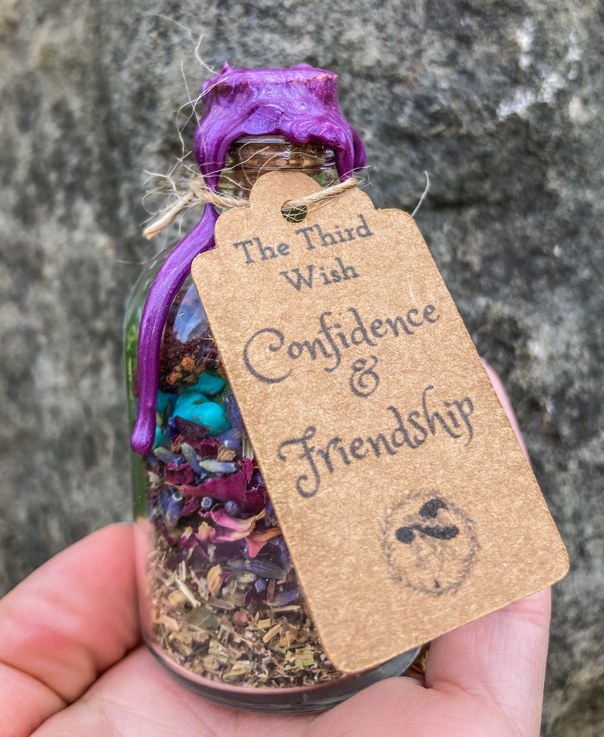 Confidence & Friendship Spell Jar – The Third Wish Shop